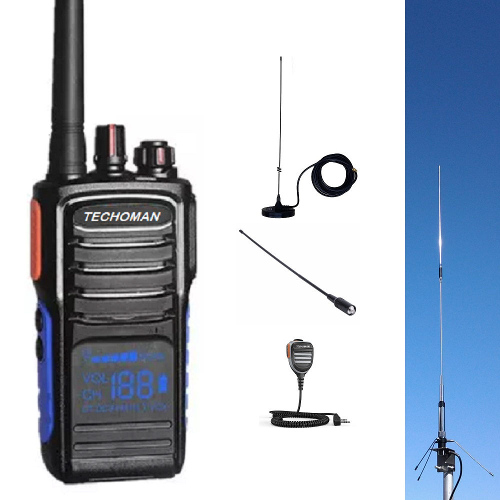 TECHOMAN TM820P UHF PRS Radio for Mobile and Home Package - 15 Metre C – Techoman Electronics Ltd