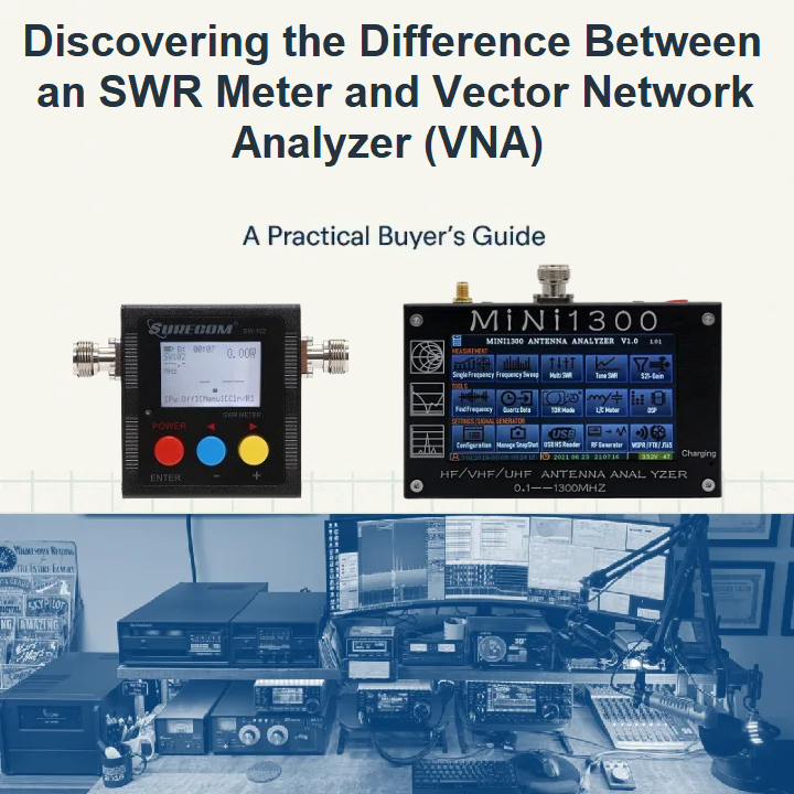 Discovering the Difference Between an SWR Meter and Vector Network Ana