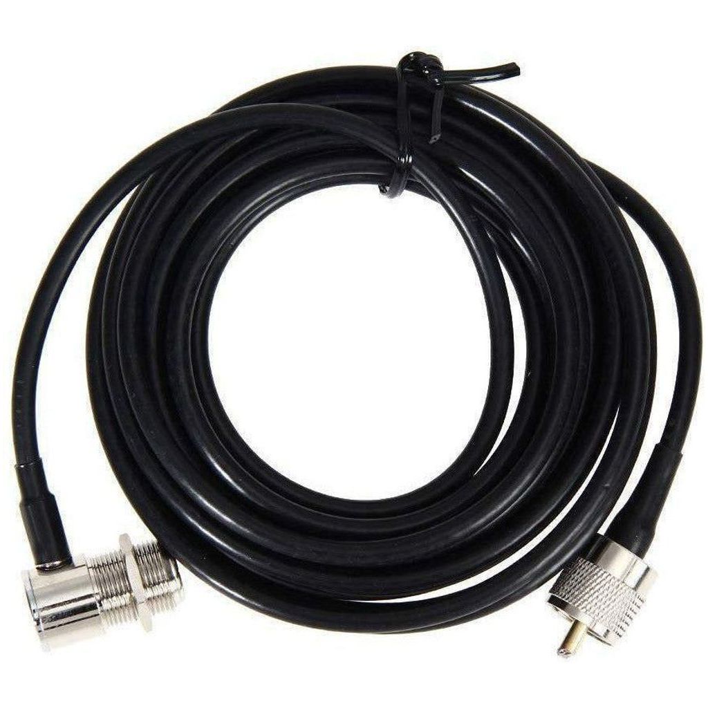TECHOMAN 15 Metre Antenna / Aerial Cable with SO239 on Base and PL259