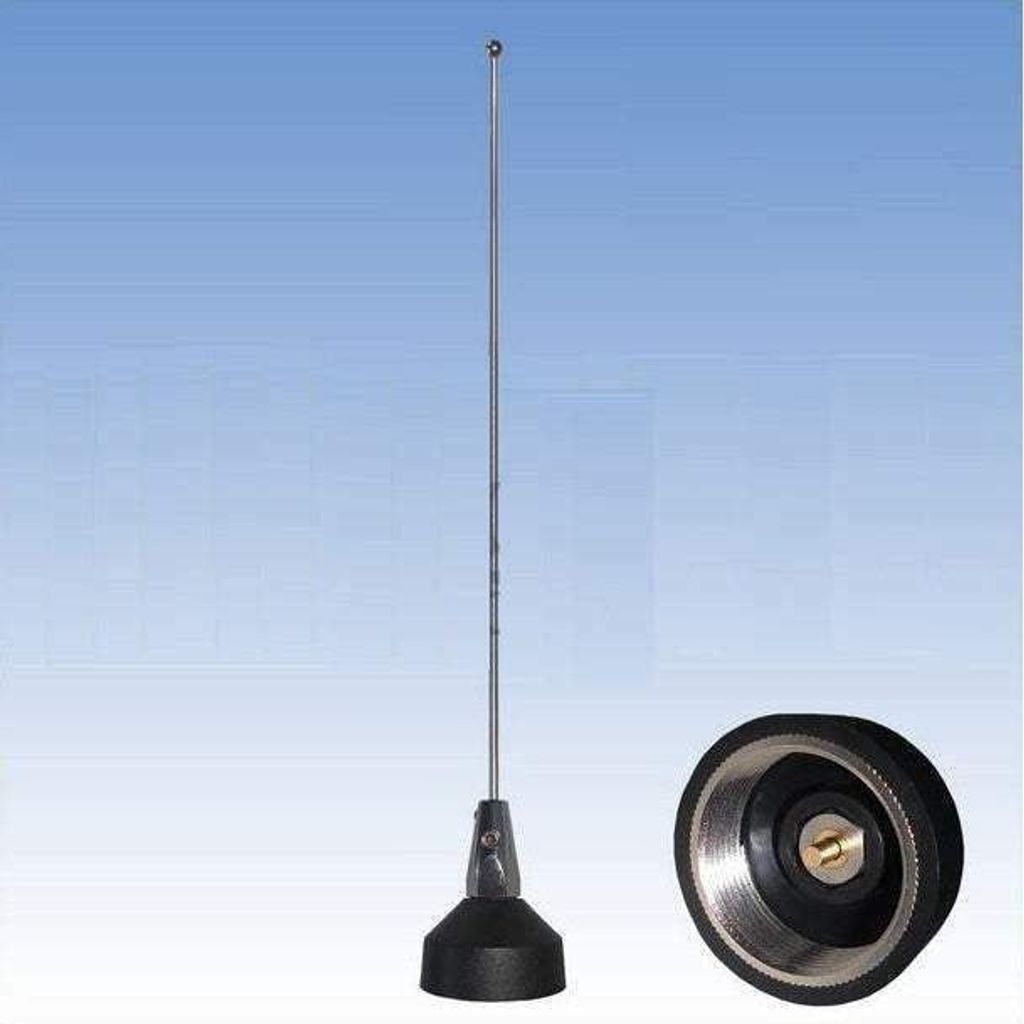 TECHOMAN VHF/UHF Tuneable NMO Whip Antenna / Aerial - RT Radio Telepho