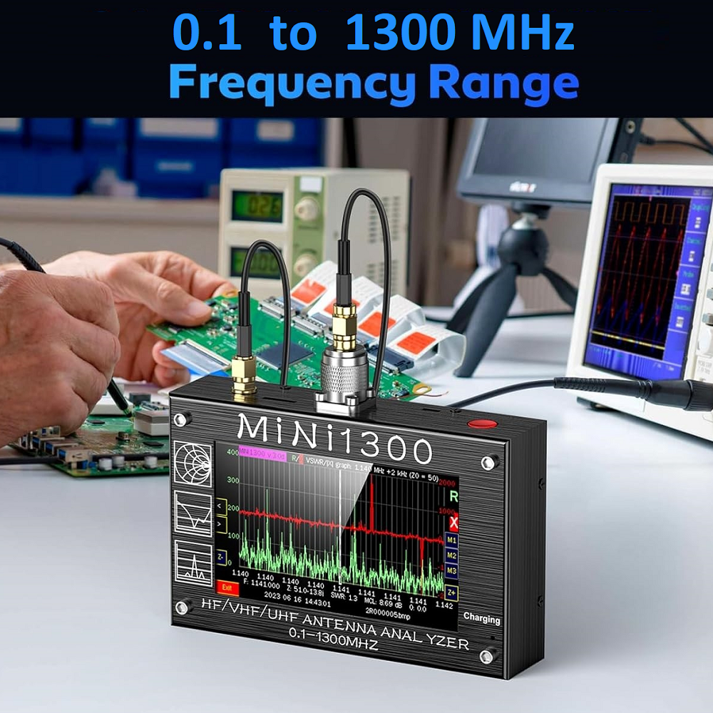 MiNi1300 Antenna / Aerial Analyzer / Vector Network Analyzer VNA 4.3 I