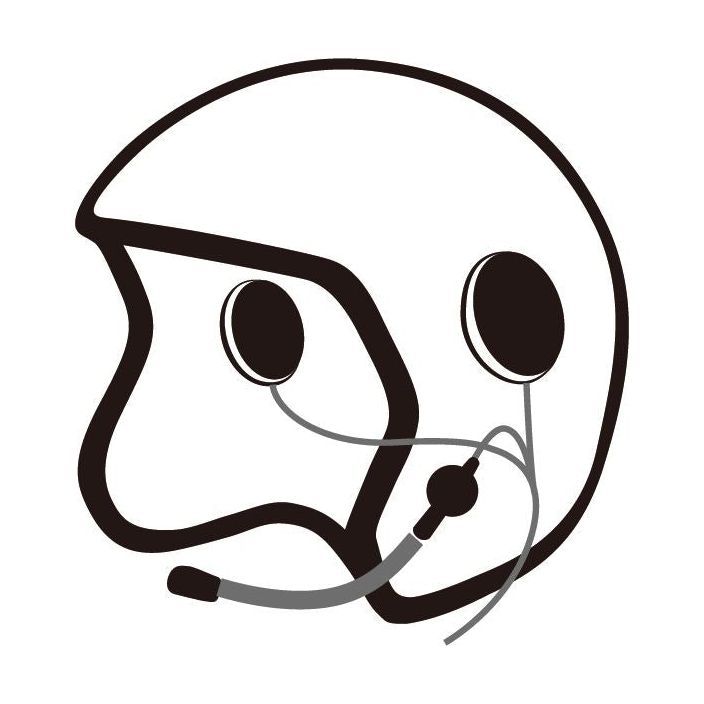 TECHOMAN Button PTT Motorcycle Helmet Headset for the Techoman TM905PR
