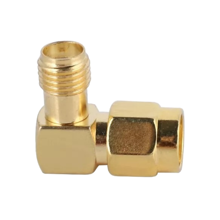 SMA Socket To SMA Plug Right Angle Socket Joiner / Connector / Adaptor