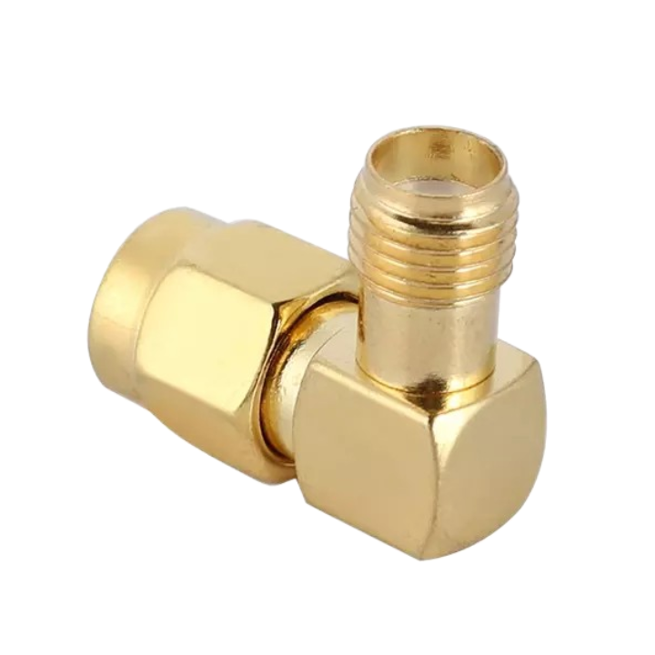 SMA Socket To SMA Plug Right Angle Socket Joiner / Connector / Adaptor