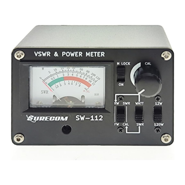 SURECOM SW-112HF Analog HF SWR Meter 1.5 - 60 MHz