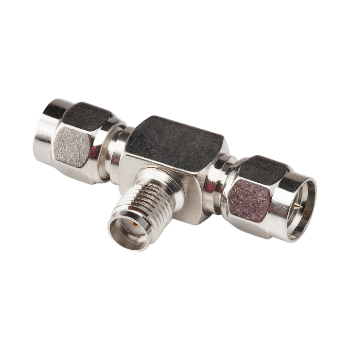 TECHOMAN SMA T-Piece (1x SMA (F) 2x SMA (M)) T Splitter / Adaptor