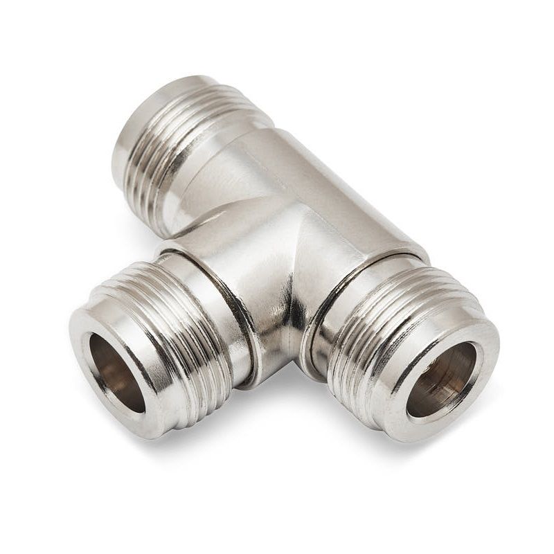 N-Socket to 2x N-Female Sockets T Joiner / Splitter / Connector / Adap