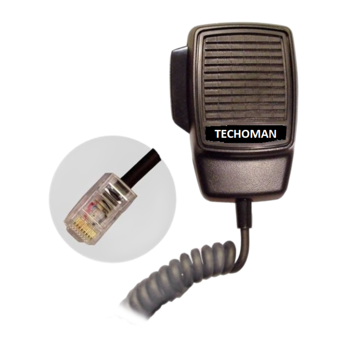 TECHOMAN Dynamic Microphone for TAIT TS8107 / TM8000 / TM8115 Series T