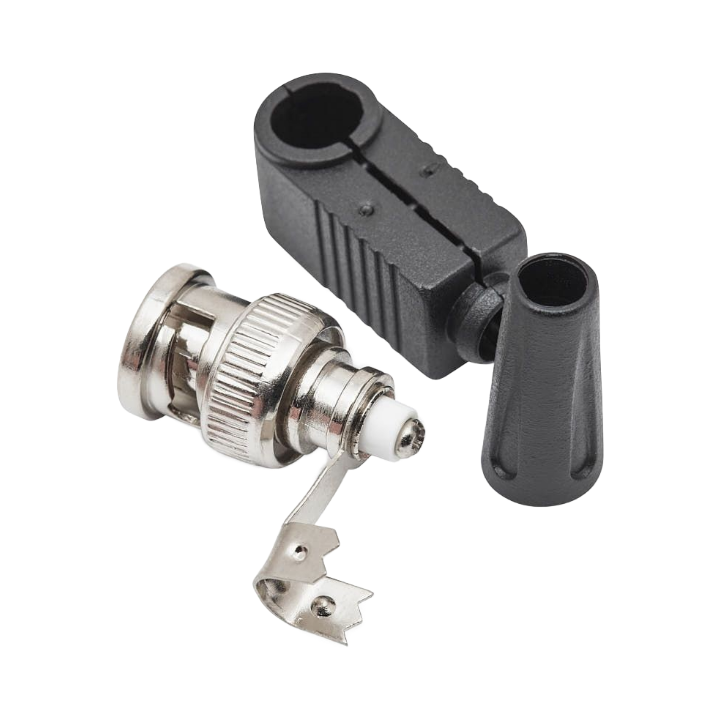 TECHOMAN BNC Solderless Right Angle Plug for RG58