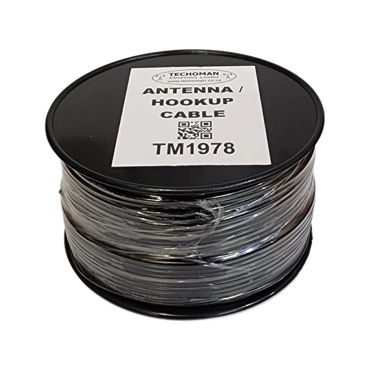 TECHOMAN Black Antenna Aerial Wire and Hookup Cable DC Maximum 7.5 Amp