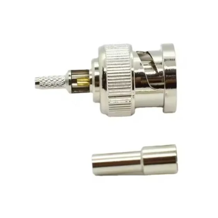 TECHOMAN BNC Crimp Plug RG174 , RG316 , RG-174 , RG-316 Coaxial Cable