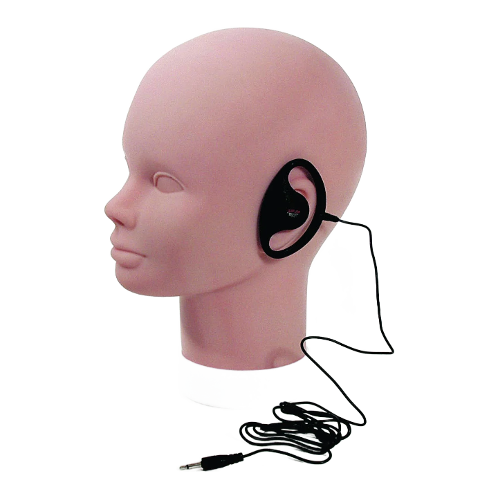WATSON WEP-300MKII Over the Ear D-Type Receive Only Earpiece 3.5mm Mon