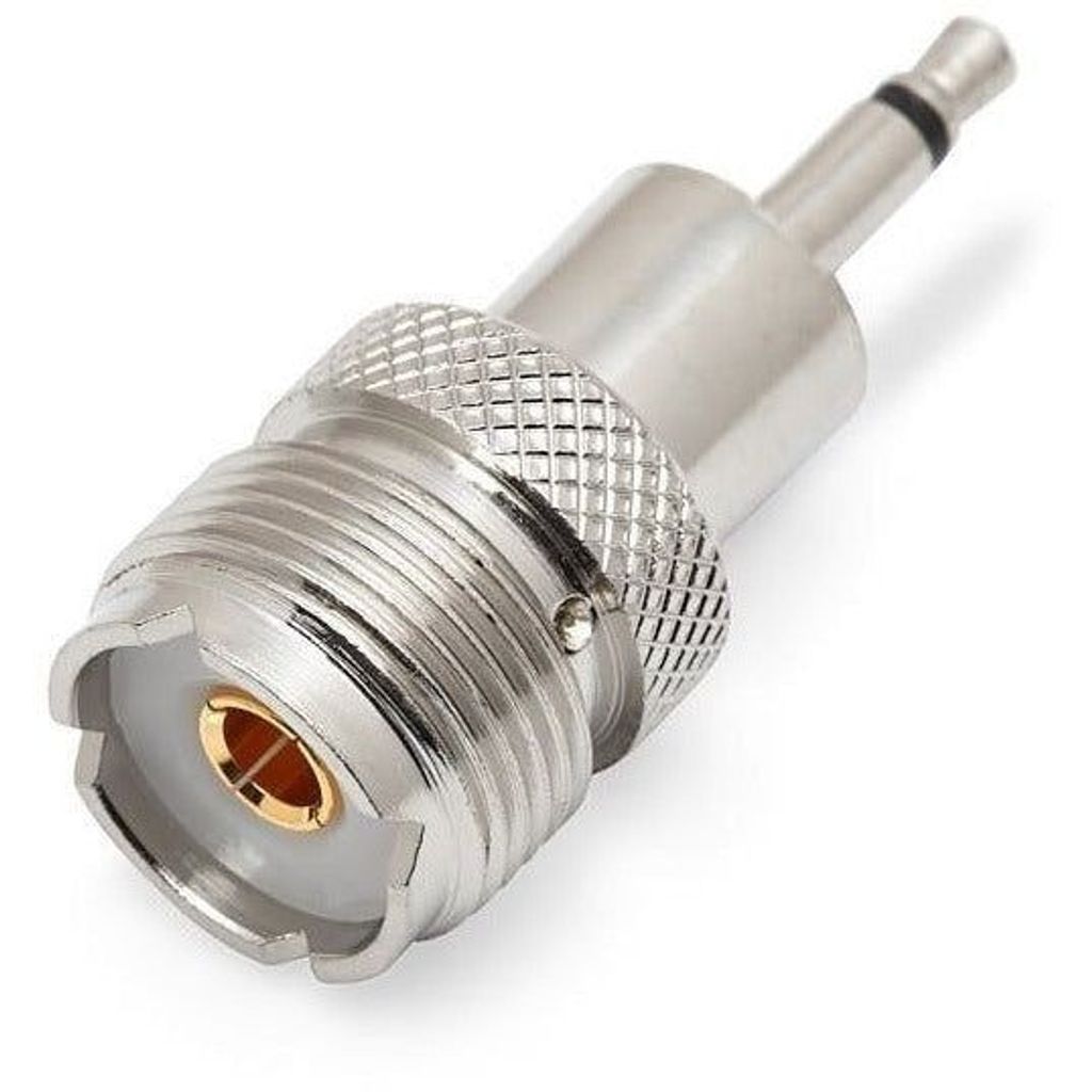 TECHOMAN SO239 to 3.5mm Jack Adapter (Premium) Socket Joiner / Connect