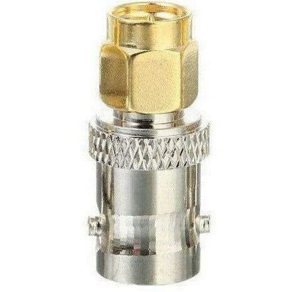 BNC Female Socket to SMA Male Plug Joiner / Connector / Adaptor