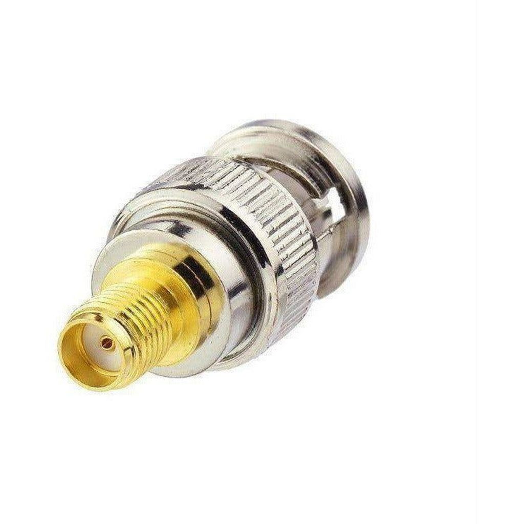 TECHOMAN BNC Male Plug to SMA Female Socket Joiner / Connector / Adapt