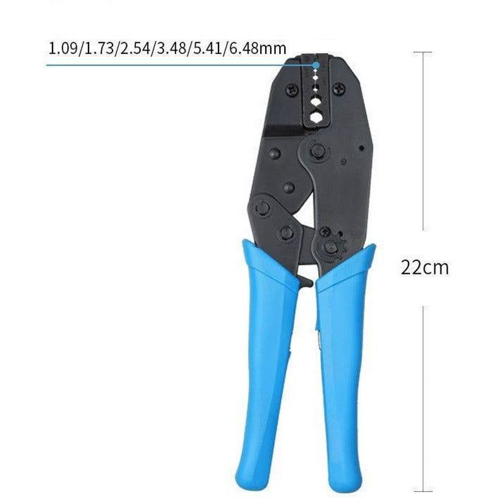 TECHOMAN Crimp / Crimping Tool for RG-58 RG-59 Size Coaxial Cable