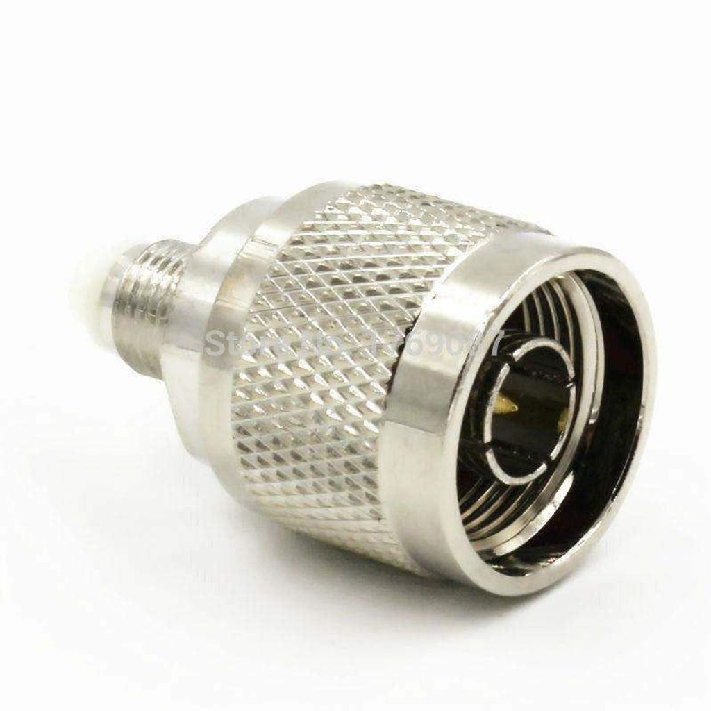 TECHOMAN FME Female Socket to N-Type Male Plug Joiner / Connector / Ad