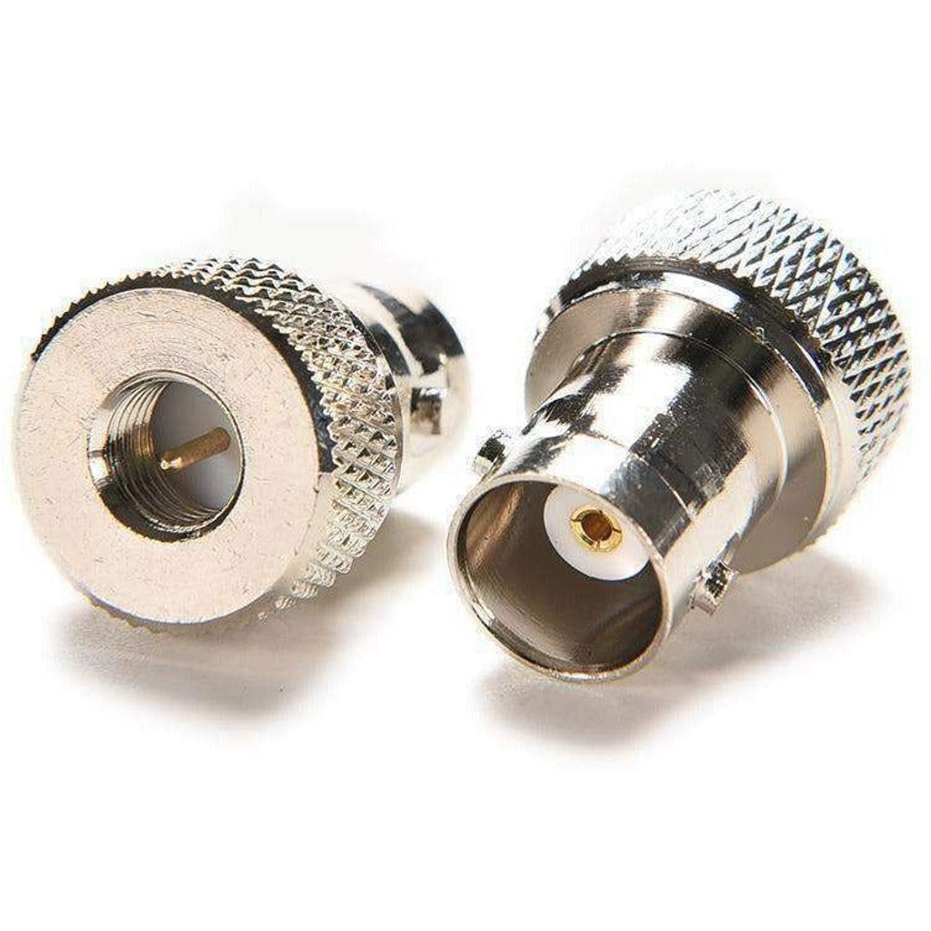BNC Female Socket to SMA Male Plug Joiner / Connector / Adaptor